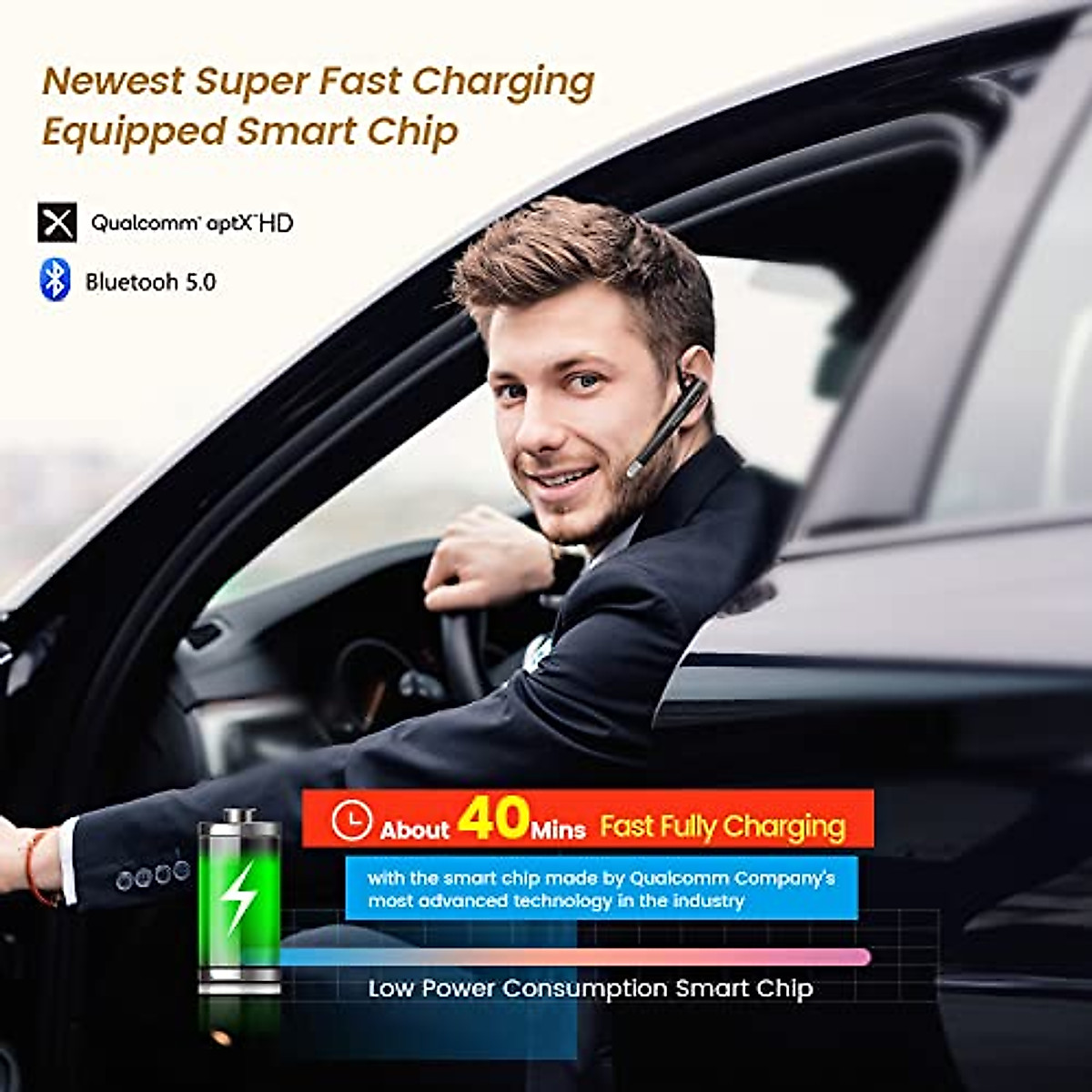 Glazata Wireless Headset