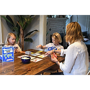 Continent Race Geography Educational Board Game for Kids, Tweens, Family, Friends, Teachers and Classrooms - Learn About Flags & Countries Around The World