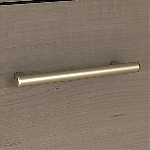 Bush Furniture Somerset 72W Office Desk with Drawers and Hutch in Ash Gray