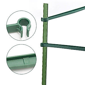 100PCS Stake Arms for Tomato Cage,11.8 Inches Expandable Trellis Connectors for Climbing Plants, Tomatoes Stakes, Vegetables(No Stake, Bayonet Diameter: 11 mm)