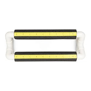 BENSAVVIN Crafting Cup Cradle - Foam Rest with Measuring Tape, Easy Assembly for Precision Vinyl, Pointing and Etching, White, Black