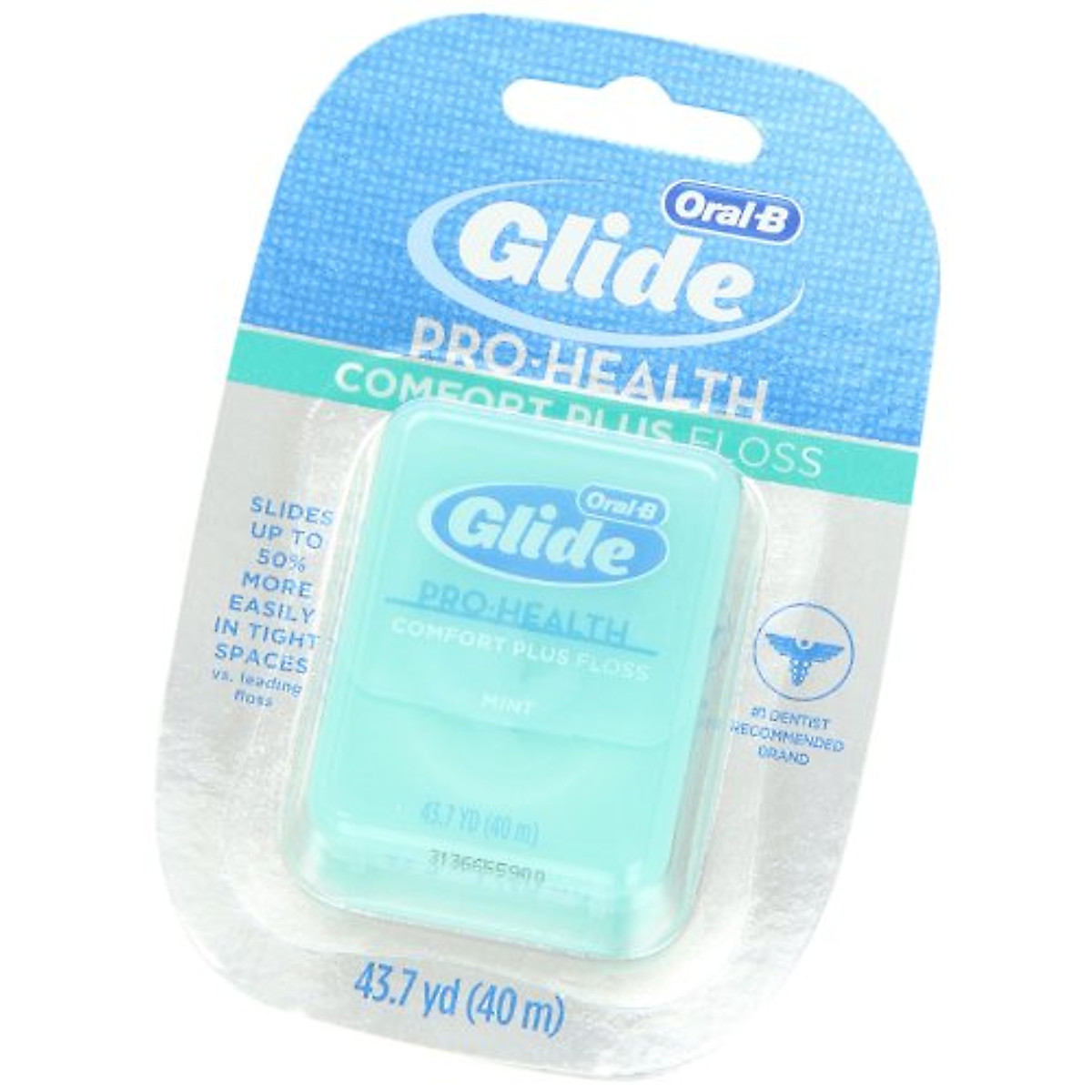 Oral-B Glide PRO-HEALTH Comfort Plus Dental Floss, Mint, 1 Count