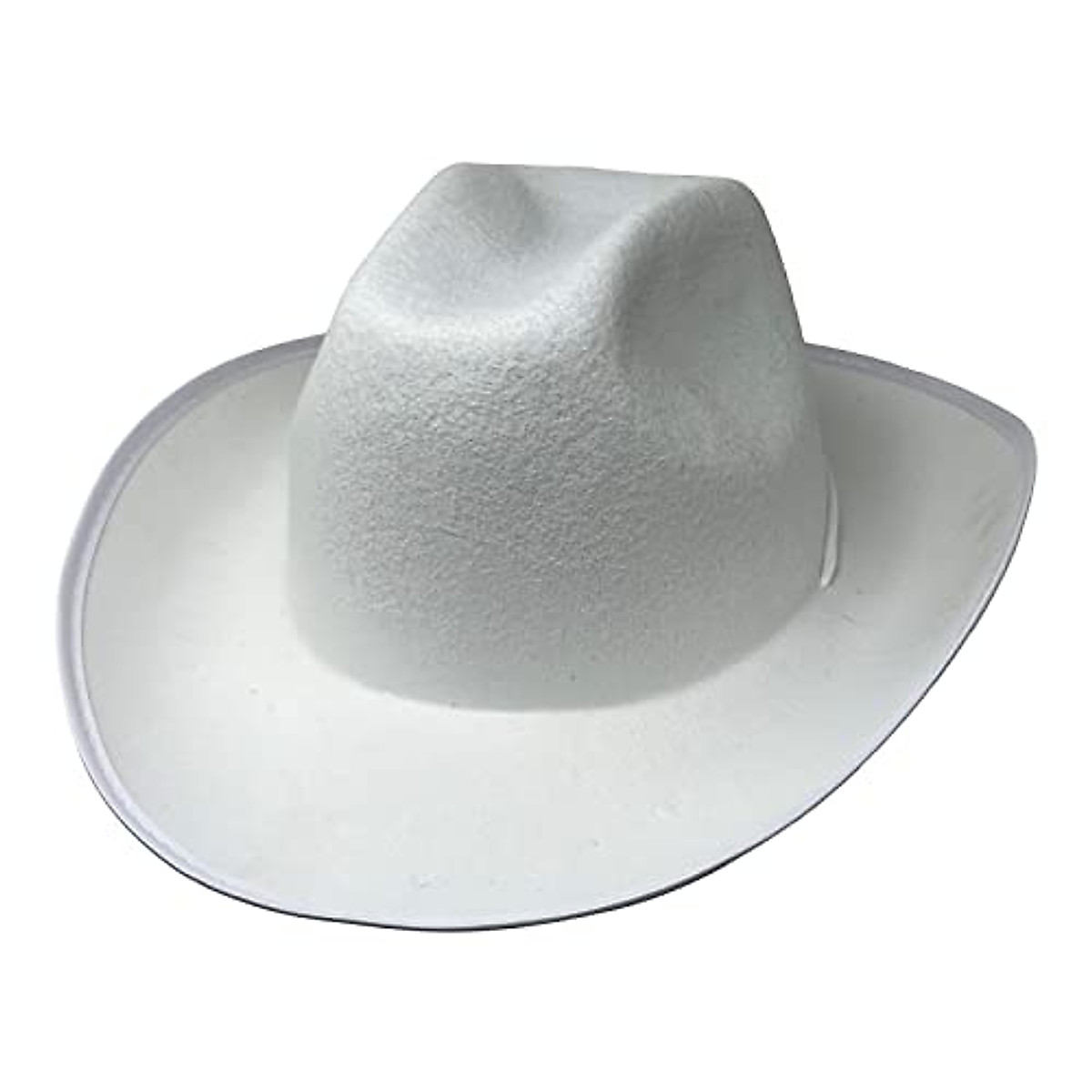 Cosmic Chameleon White Cowboy Hat with Paisely Bandana for teens and adult, Designed for for Dress-Up Parties and Play Costume Accessories
