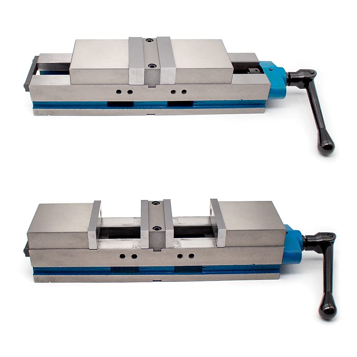 LeTkingok Q93 Series 4-inch Double-station Vice Nodular Cast Iron Precision Machine Vise for CNC Milling Machine CNC Center