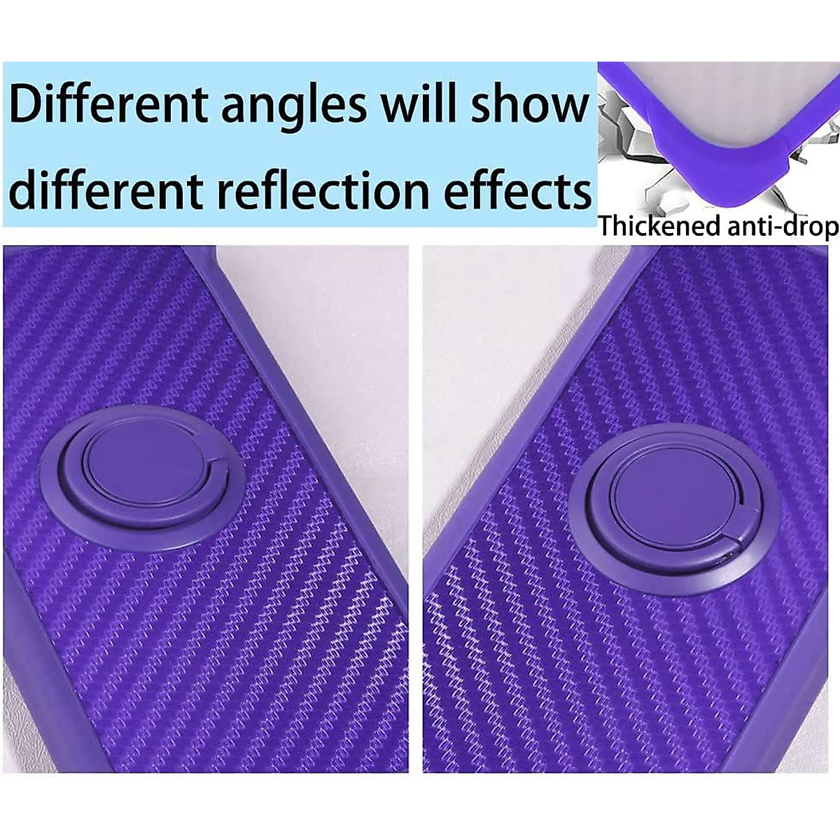 Case for Samsung Galaxy A40 Case Compatible with Samsung Galaxy A40 Phone Case PC backplane + Silicone Soft Frame Cover [360 Metal Ring, Magnetic Car Mount] TZZH-ZI