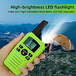 Retevis RA35 Walkie Talkies, Walkie Talkie for Kids Adults, Long Range Two Way Radios, Toddler Walkie Talkie for Boys Girls Family 2 Way Radio for Biking, Hiking, Cruise 2 Pack