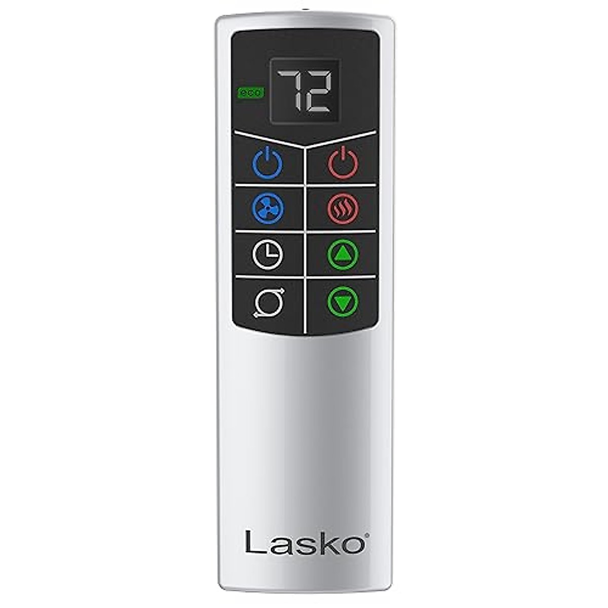 Lasko 1500 Watt 4 Speed Quiet Bladeless Multi Function Remote Control Comfort Control Tower Fan and Space Heater with 3 Heat Settings, White