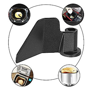 lelukee 2 Pack Breadmaker Paddle,Bread Maker Blade Made of Non‑Stick Coating + Carbon Steel Material,Replacement Parts for Breadmaker Machine