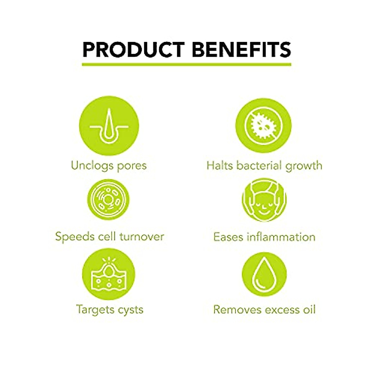 humane Regular-Strength Acne Wash - 5% Benzoyl Peroxide Acne Treatment for Face, Skin, Butt, Back and Body - 8 Fl Oz - Dermatologist-Tested Non-Foaming Cleanser - Vegan, Cruelty-Free