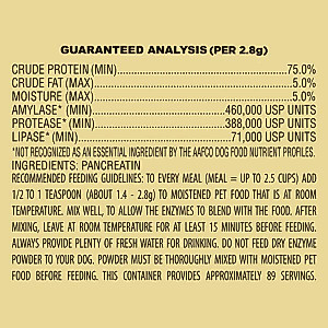 Pan-tenex | 10x Digestive Enzymes for Dogs - 8.8 Ounces (250 Grams)