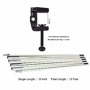 Palksky 12ft Table Balloon Arch Kit for Different Table Sizes Party Backdrop Decoration Tool for Birthday Wedding Graduation Baby Shower Bachelor Christmas