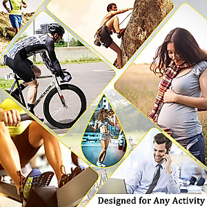 QUXIANG Compression Socks for Women & Men Circulation 3/6/7 Pairs Arch Ankle Support 15-20 mmHg Best for Running Cycling (Multi 04,L/XL)