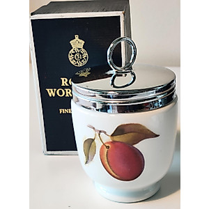 Evesham Vale by Royal Worcester, China Egg Coddler & Lid, King Size