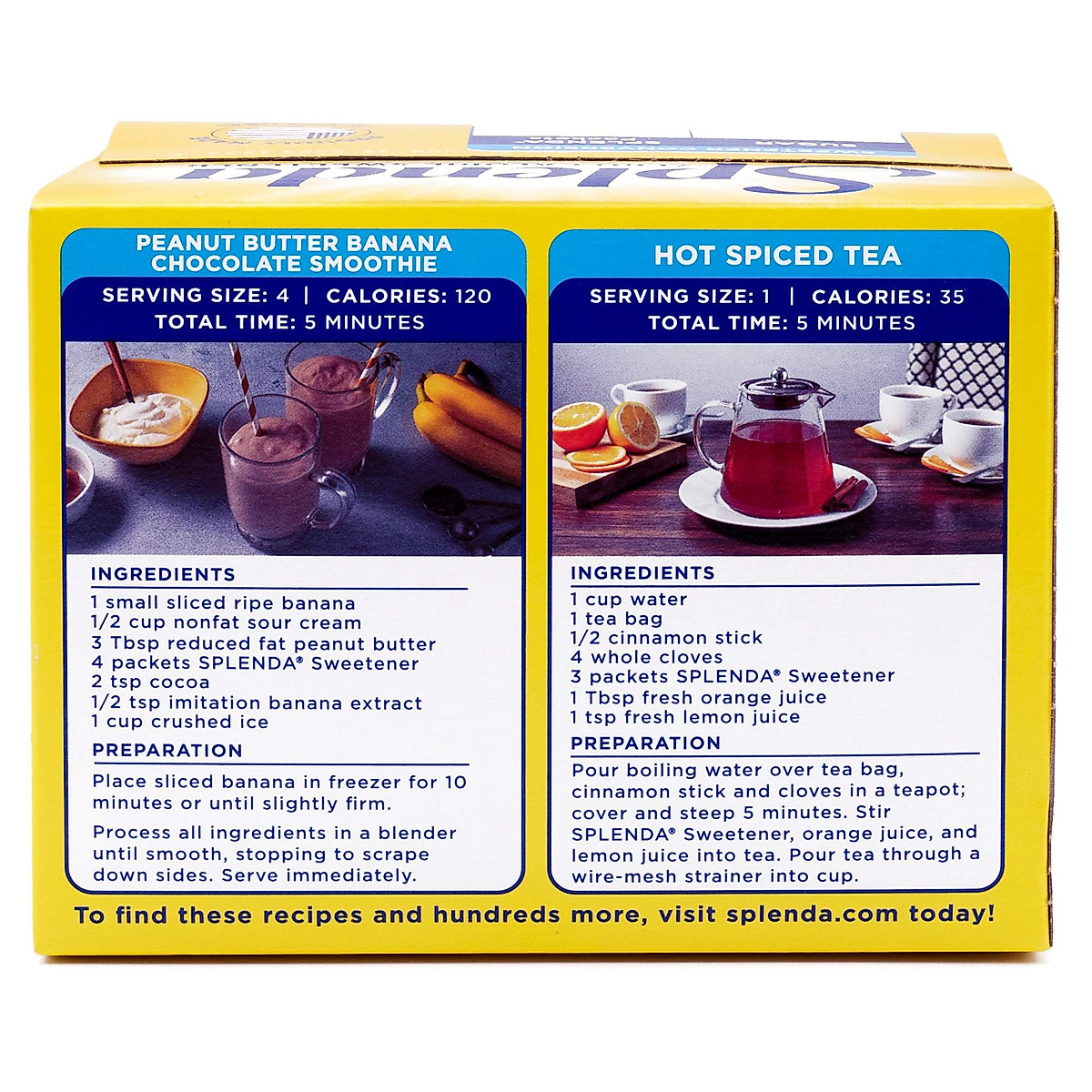 SPLENDA Zero Calorie Sweetener, 400 Count Packets