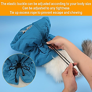 Cat Recovery Collar, Adjustable Soft Cat Neck Protector Breathable Cat Cone Collar Lightweight Waterproof Kitten Cone Alternative for Puppies, Stop Licking (M, Blue)