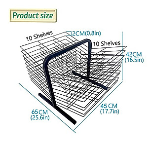 Drying Racks,Tabletop Art Drying Rack Metal Wire Shelves Artwork Storage Display Racks for Classrooming Crafts, School and Art Club Use, 20 Shelves