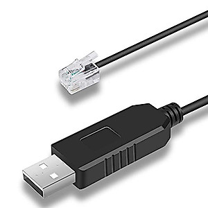 Washinglee 505 Control Cable for Meade HC Autostar/Audiostar/497, Built in FTDI Chip, USB Firmware Upgrade Cable, for ETX127 ETX125 ETX-90 LXD75 LX80 LX90 and ETX 80. (16 FT / 5M)
