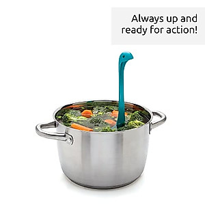 OTOTO Mamma Nessie Colander Spoon - Vegetable & Fruit Kitchen Strainer - Cooking Gadgets Pasta & Noodle Strainers for Kitchen - Small Kitchen Strainer - Dishwasher Safe & Food Grade Colander Strainer