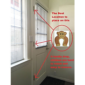 A&S Creavention Animal Foam Door Stopper Cushion Children Safety Finger Pinch 7PCS Set (Mix on Each)