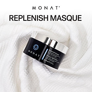 MONAT Replenish™ Masque Infused with Rejuveniqe® - Hair Masque that Deeply Condition Medium to Thick Hair. Hydrating Hair Mask w/Pea Extract & Vegan UV Protectant - Net Wt. 148 ml ℮ 5.0 fl. oz.