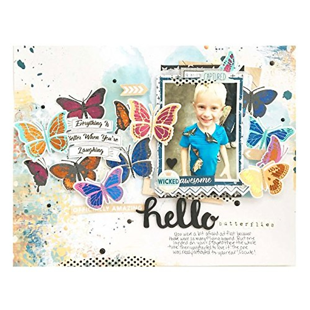 Gina K. Designs for Therm O Web StampnFoil Clear Stamps Butterfly Kisses