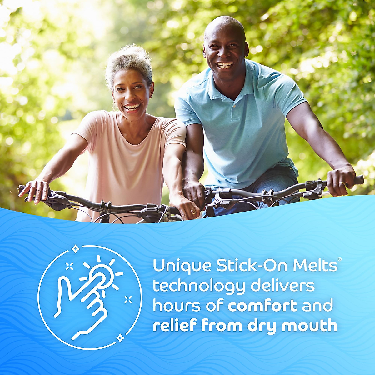 OraCoat XyliMelts Dry Mouth Relief Moisturizing Oral Adhering Discs 40 Count, 6 Pack, Slightly-Sweet with Xylitol, for Dry Mouth, Stimulates Saliva