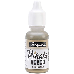 Jacquard Pinata Color Alcohol Ink .5oz-Rich Gold Fabric