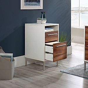 Sauder Vista Key 19"D Vertical 2-Drawer File Cabinet, Pearl Oak/Blaze Acacia