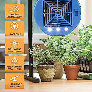 Yencoly Safe Chicken Coop Pet Heater , 100-300W Cultivation Heating Lamp for Pet Chicken Livestock Heat Lamp Tool Livestock Heat Lamp Tool for Pet Chicken Pig Poultry Keep Warming Promote Pet