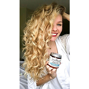 CURLSMITH - Hydro Crème Soothing Mask - Vegan Soothing Deep Conditioner for any Hair Type, Encourages Growth (8 oz)