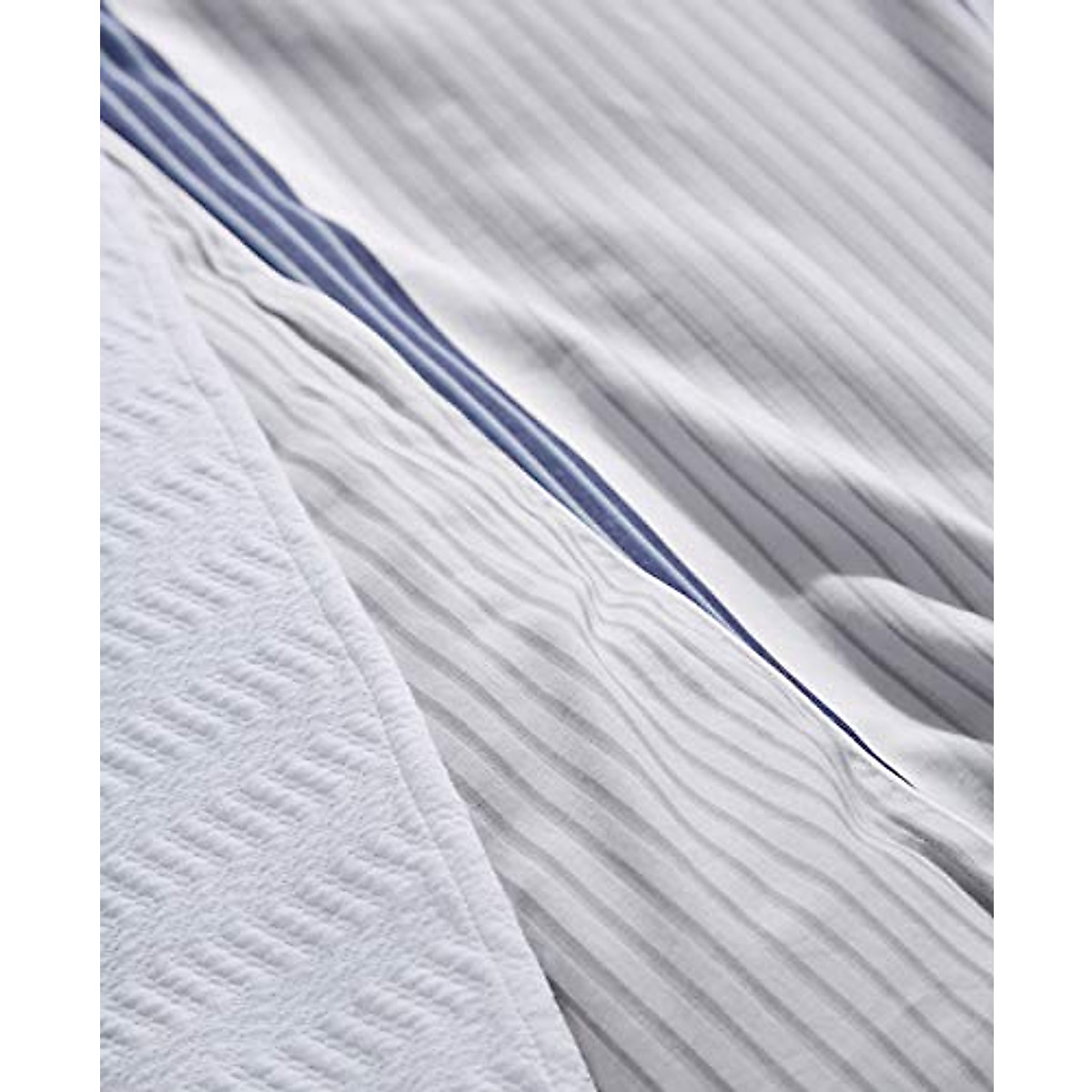 Lacoste Smash Cotton Comforter Set, Blue, Full/Queen