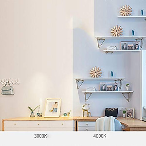 PEHUB LED Round Spotlight Downlight Aluminum Recessed Ceiling Spot Lamp Ultra Bright Integrated Grille Cabinet Commercial Clothing Smallpox Embedded Illumination High Brightness (Color : 6000K White