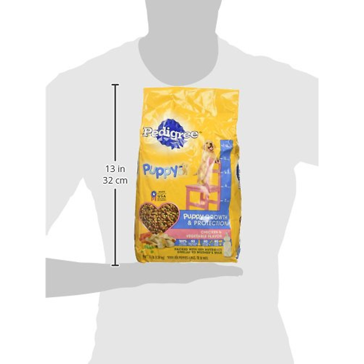 Pedigree Puppy Dry Puppy Food, Chicken, Rice, and Vegetable Flavor, 3.5 lb. Bag