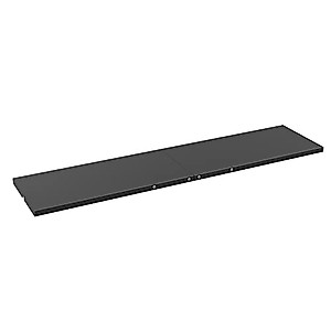 ADDOK 1 Piece Metal Laminate Shelf Easy Installed, Durable Shelving Board for Storage Shed Unit (51”x13”x1”)