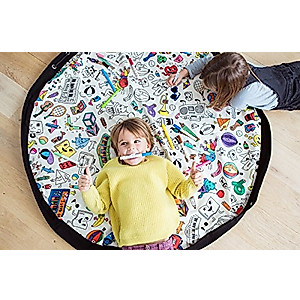 Play & Go Designer Collab Storage Bag, Color- Omy, Diameter- 140 cm