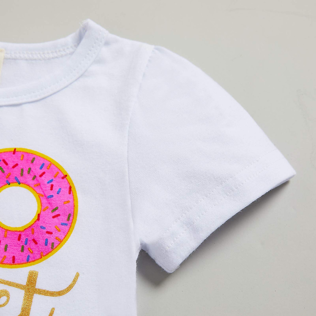 Viworld Toddler Baby Girls Tutu Skirt Set Two Sweet Long Sleeve T-Shirt + Tulle Dress Outfits with Headband (White5, 2 Years)