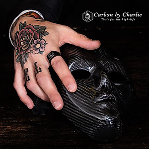 Heated Party XL Carbon fiber Cutting Plate + Carbon Card and Short Straw Gift USA Unisex (3 Cards & Straws Pink Print)