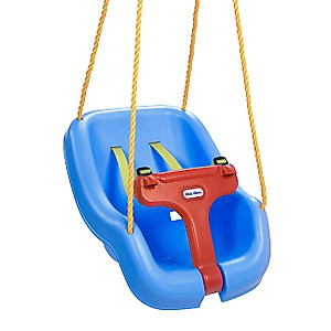 Little Tikes 2-in-1 Snug 'n Secure Swing Blue, 16.30 L x 16.00 W x 17.00 H Inches