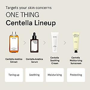 ONE THING Centella Asiatica Extract CICA Toner 5.07 Fl Oz | Hydrating and Soothing Facial Daily Toner for Sensitive Oily Acne Prone Dehydrated Skin | Vegan Korean Skin Care