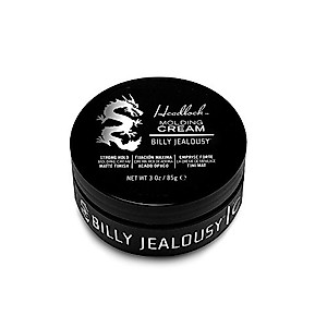 Billy Jealousy Headlock Hair Molding Cream, Hair Styling Cream for Men with Strong All-Day Hold, Natural Matte Finish Hair Cream for All Lengths, 3 Ounce