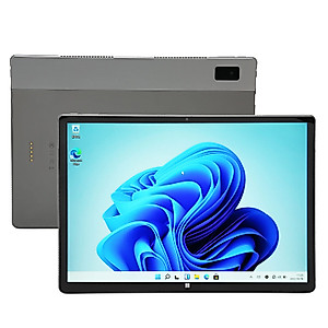 Cuifati 2 in 1 Tablet Laptop, 2K IPS Win 11 Office & Gaming Tablet 16GB Ram, 1TB Solid State Drive, Dual Camera, WiFi & Bluetooth, USB3.0 DC Type C Memory Card 3.5mm AUX