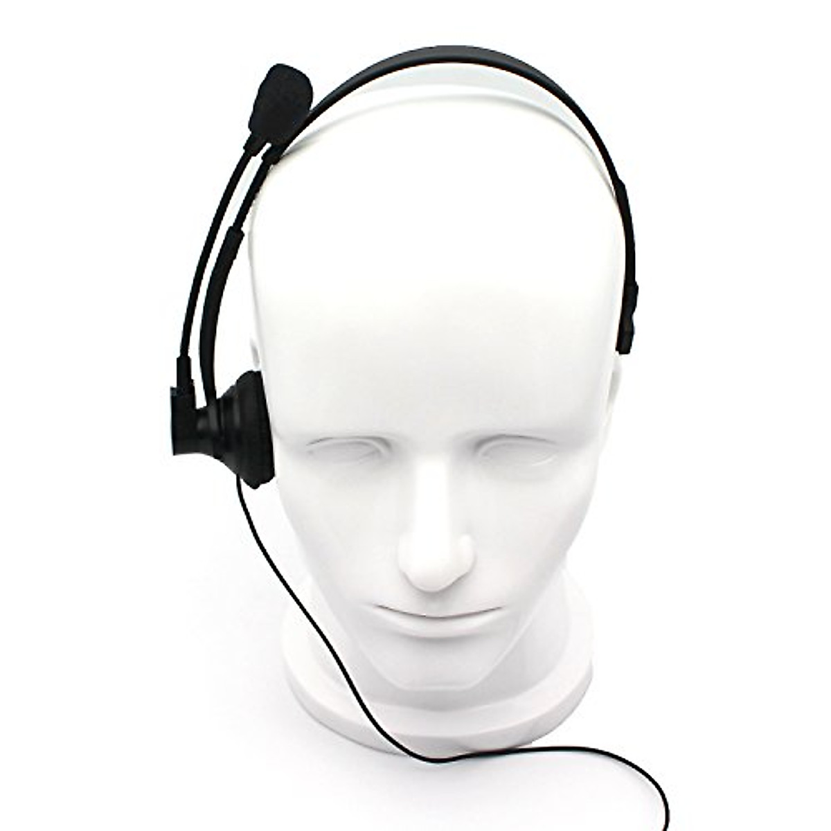 Over-Head Earpiece/Headset with Boom Mic &VOX for Midland/Alan GMRS/FRS GXT250 GXT1000VP4 LXT500VP3 LXT380 LXT118 2 Two Way Radios 2-pin Jack