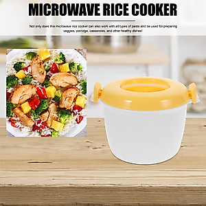 OSALADI Microwave Rice and Pasta Cooker Rice Steamer Microwave Food Container for Vegetables Soups Dishwasher Safe 1- 2L Blue