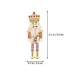 PASOLABE Christmas Earrings Nutcracker Stud Earrings Christmas Pierced Earrings for Women Girls Holiday Earrings Nutcracker Jewelry Christmas Stud Earrings for Christmas Gifts