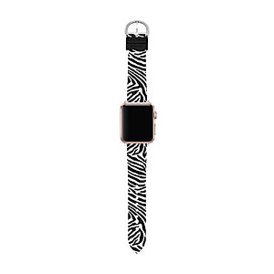 Kate Spade New York women's zebra print silicone band for apple watch®, 38/40/41mm