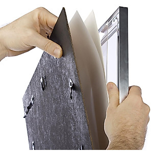 Displays2go PFA18SV162 Aluminum Wall Picture Frame