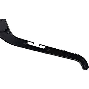 Hangon Recycled Plastic with Notches Shirt Hangers, 17 Inch, Black, 200 Pack (HORB-200)