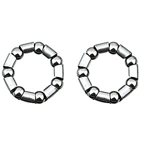 2-1 Piece Crank Bearing 5/16" Ball Size x 7 Balls. Set of Bearing. Pair of Bearings. for Bicycle Crank, Bike Crank, lowrider Bikes, Beach Cruiser, Come with Free Heart Valve caps