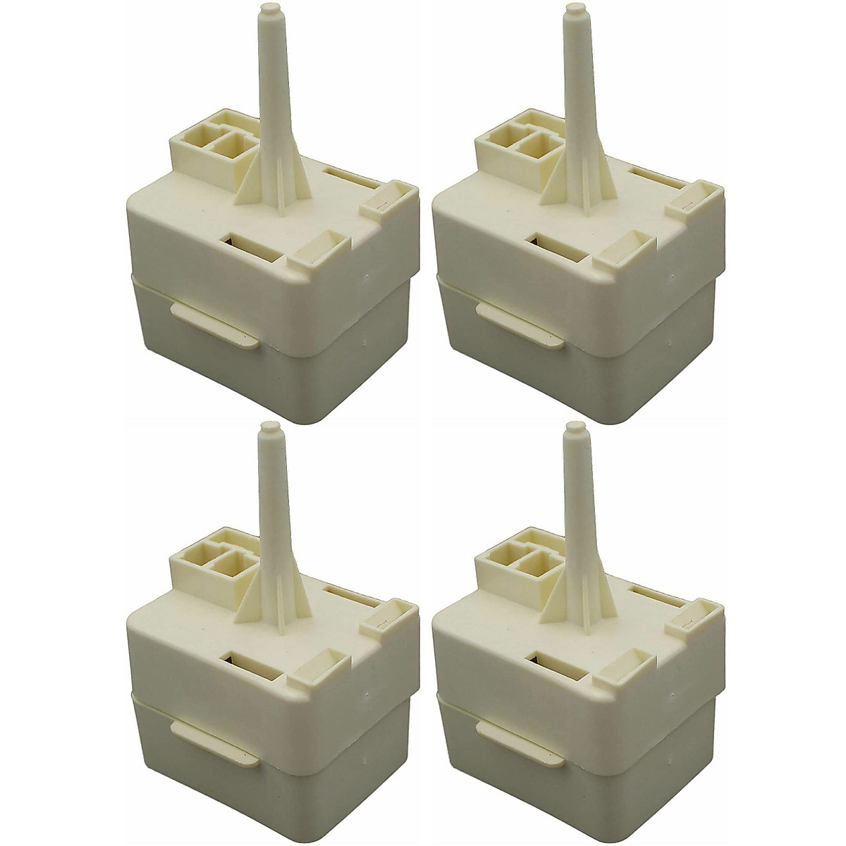 MaxLLTo 4 Packs Replacement 8201786 Relay & Overload for Whirlpool Refrigerator AP3885081 1177466 2188829 2188830 2188832 Fits GS6SHAXKS01 ED5VHGXMQ10 ED5VHGXMB10 ED5VHGXML10 RS25AGXNQ00 ED5RHEXNL00