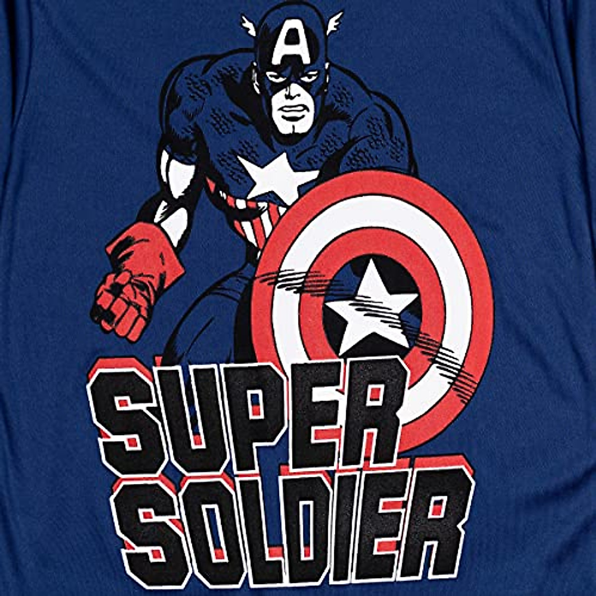 Marvel Avengers Spider-Man Hulk Captain America Iron Man Little Boys 4 Pack Athletic T-Shirts Multicolor 7-8